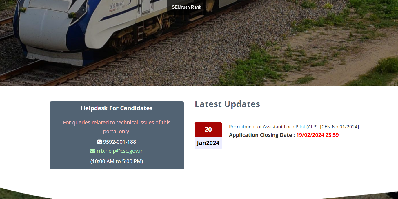 RRB ALP Apply Online 2024 Starts, Get Direct Link