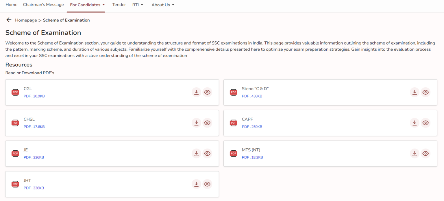 SSC New Official Website, Check ssc.gov.in