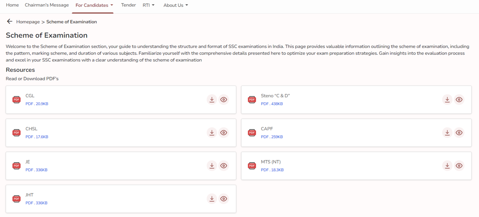 SSC New Official Website, Check ssc.gov.in