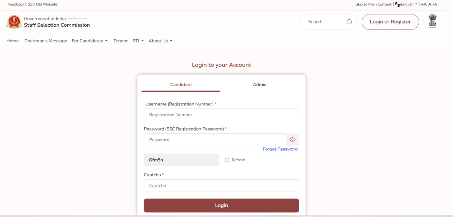 SSC Stenographer Apply Online 2025, Online Registration Link active ...