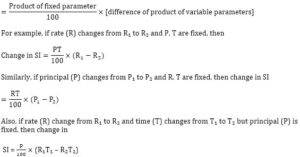 Simple Interest Formula, Concept and Study Notes