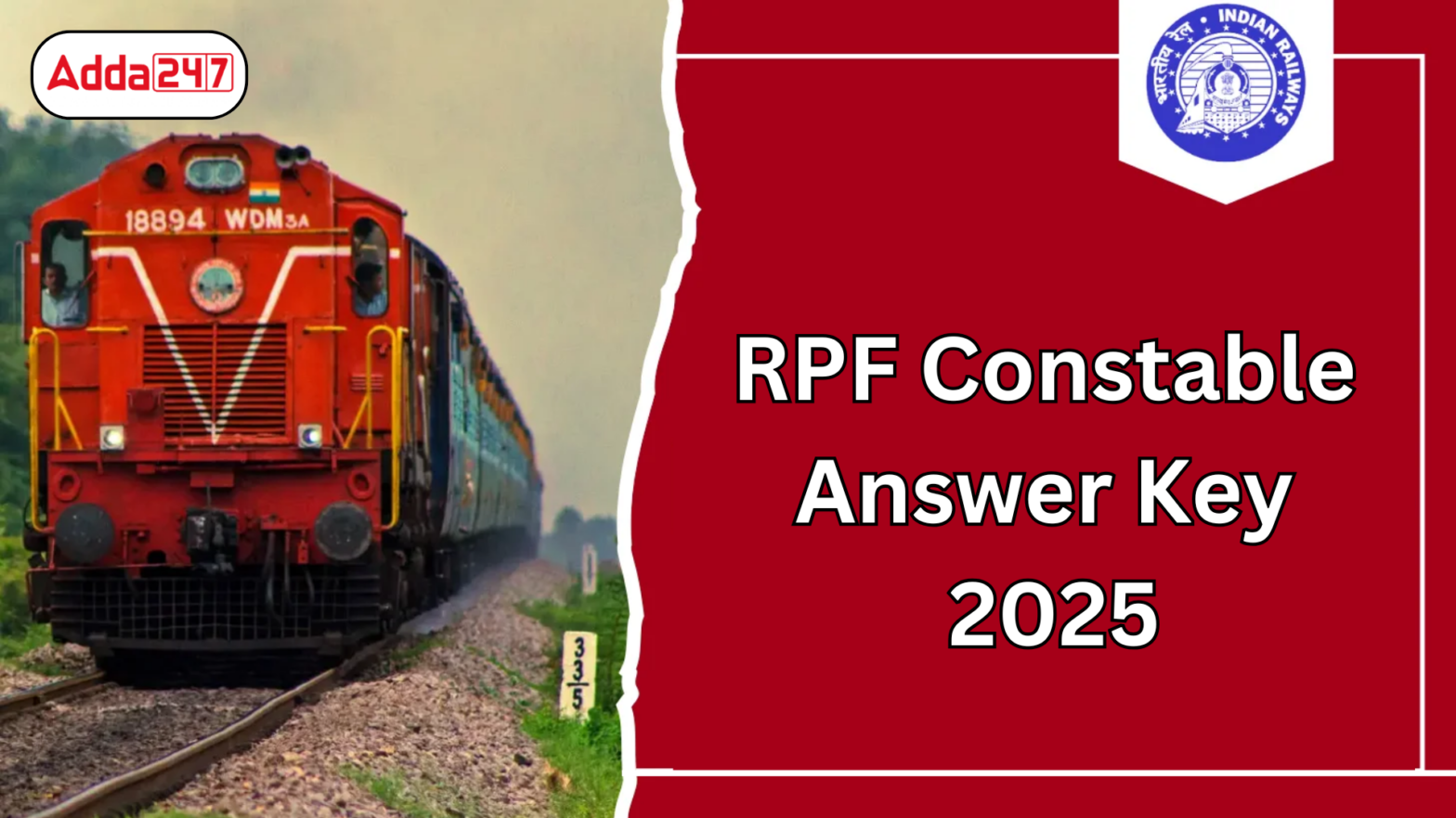 RPF Constable Answer Key 2025 Out, Download Link Active Now