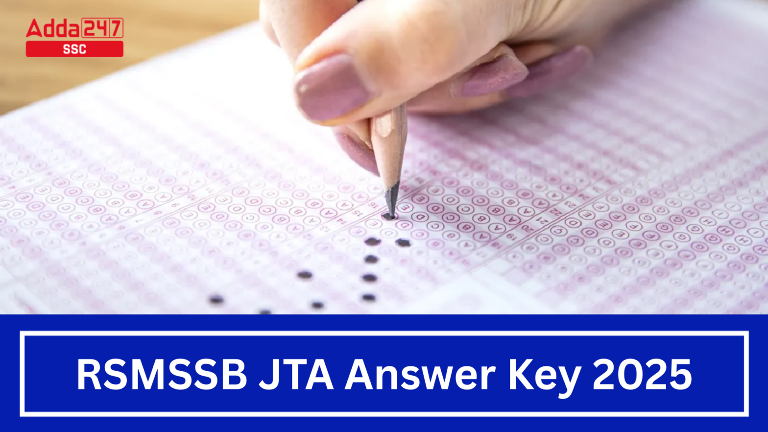 RSMSSB JTA Answer Key 2025, Steps to Download PDF for Junior Technical ...